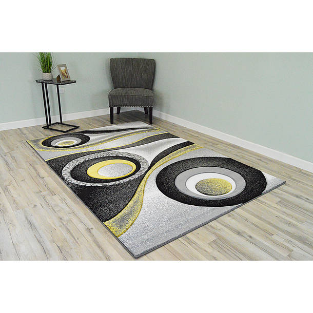 Ivy Bronx Mccampbell Abstract Rug & Reviews | Wayfair