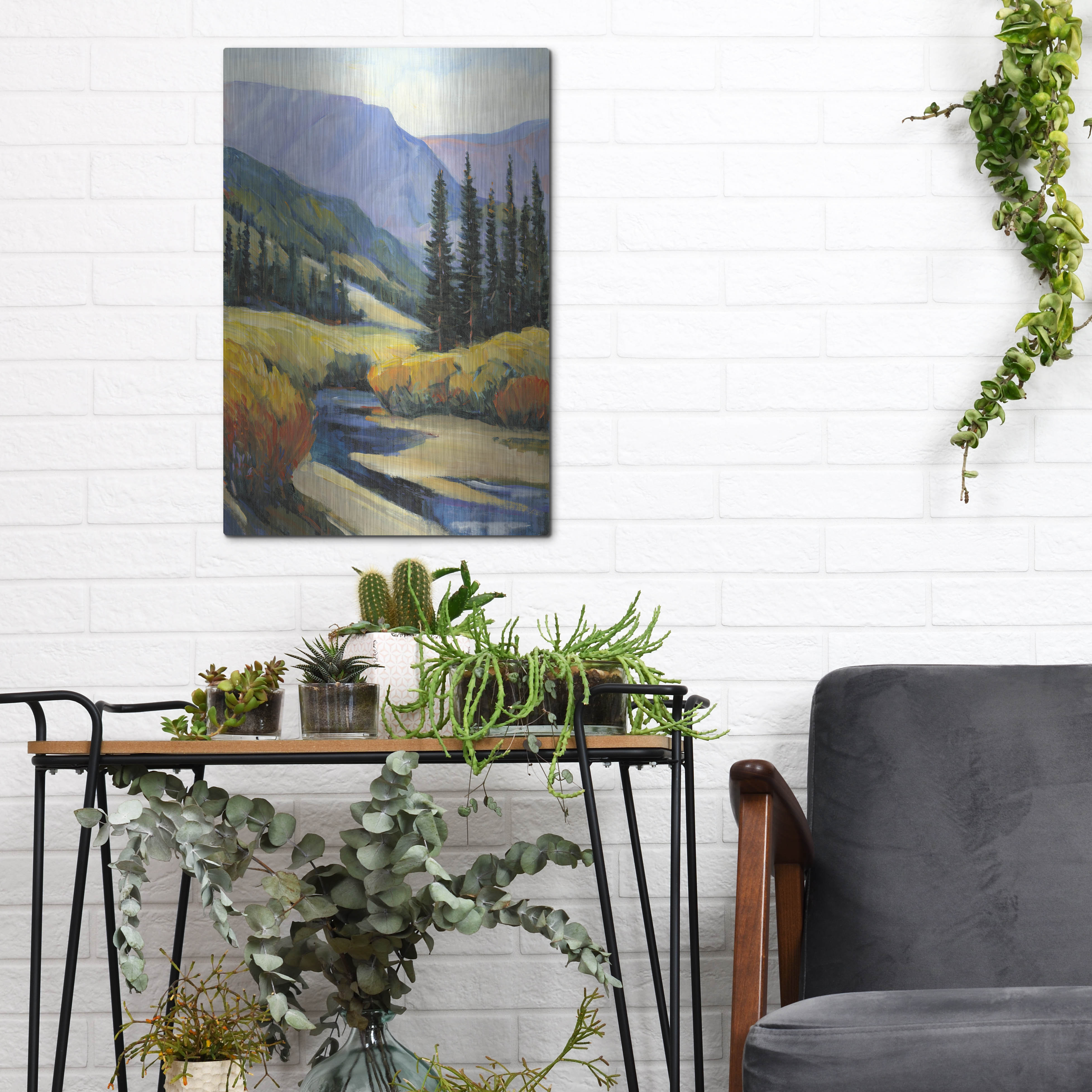 Millwood Pines «Purple Mountain Majesty I» par Tim O'Toole, art mural ...