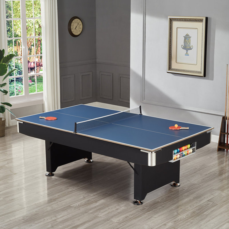 IQOWEL 8' Multi Game Pool Table | Wayfair