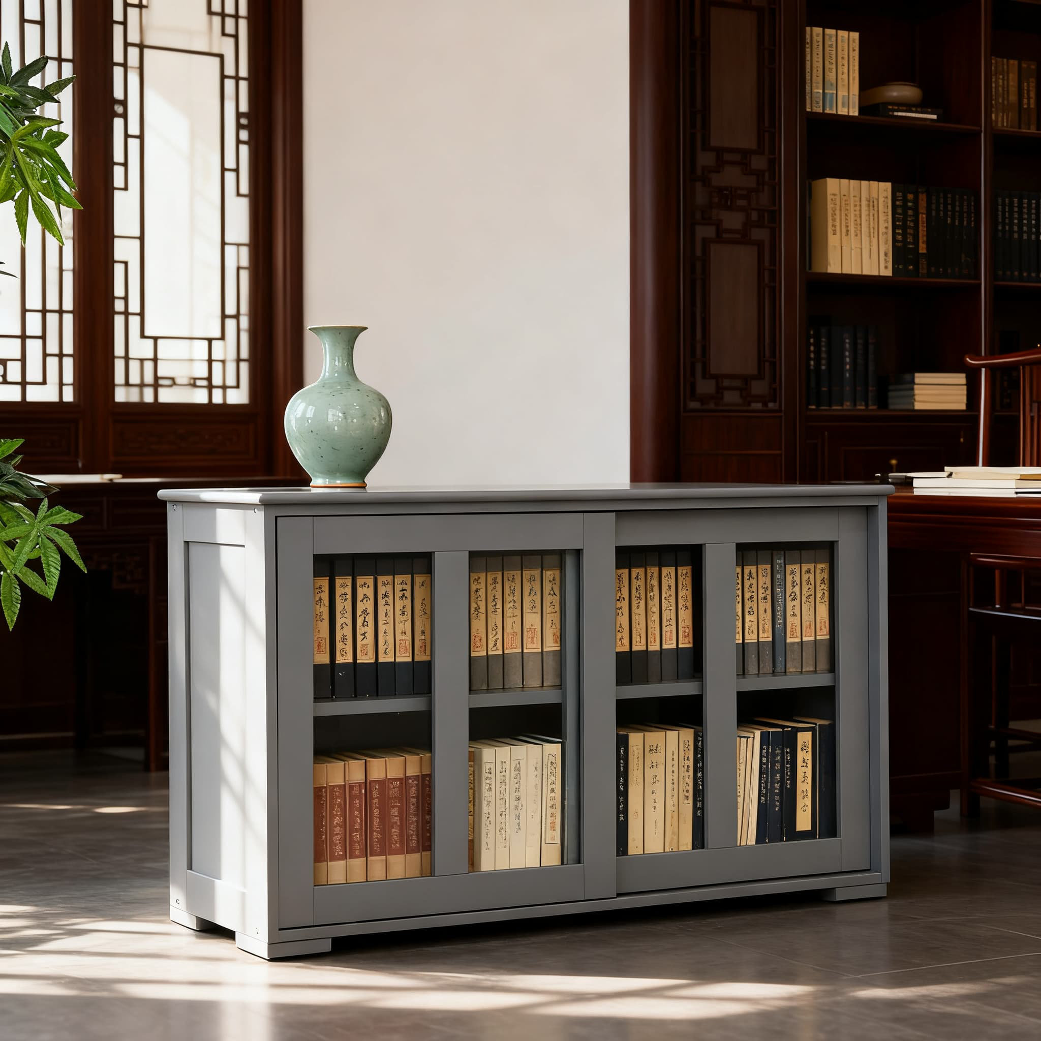 Lark Manor™ Modern Sideboard Buffet Cabinet With Sliding Doors ...