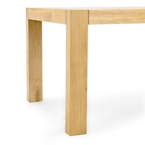 AllModern Block 84" Solid Wood Dining Table & Reviews | Wayfair