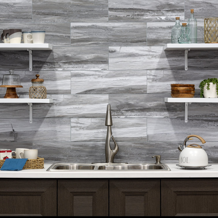 Palisade 22.8 in. x 7.31 in. Interlocking Vinyl Waterproof Wall ...