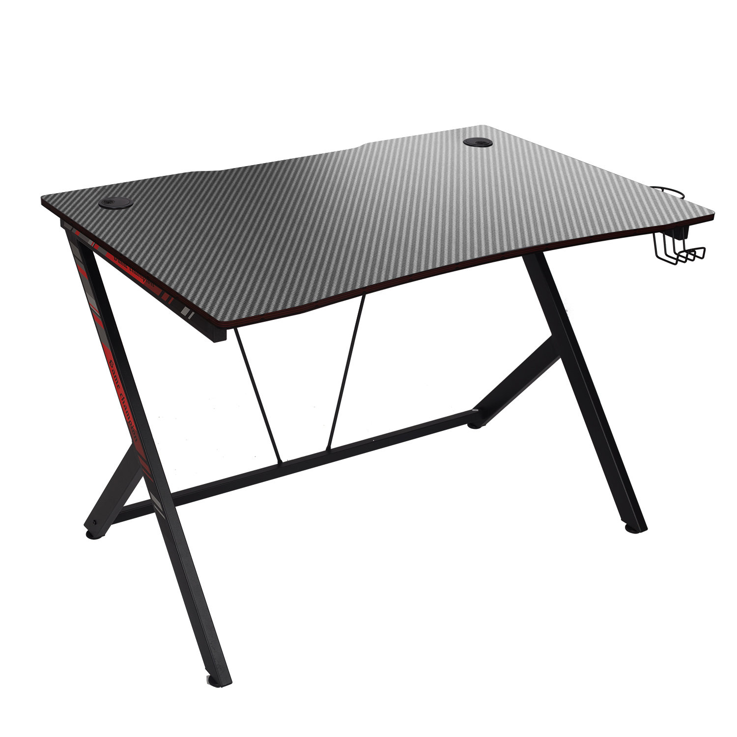 Inbox Zero Gaming Desk With Cup Holder PC Computer Desk Home Office ...