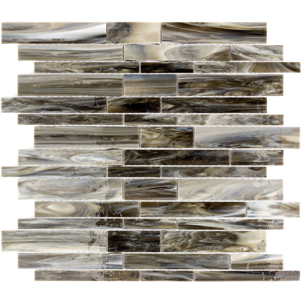 Bond Tile Matchstix Glass Linear Tile 12" x 12" & Reviews | Wayfair