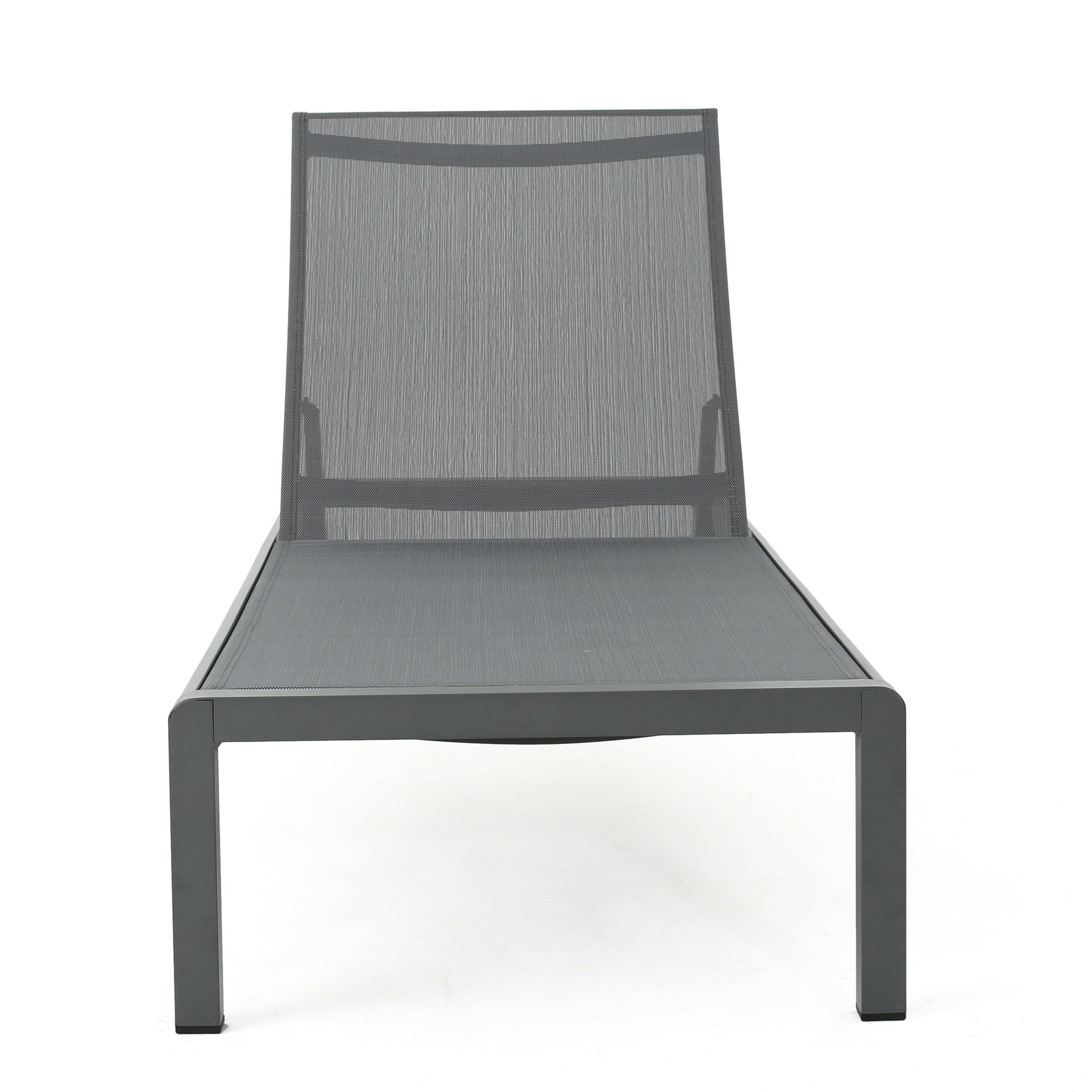 Latitude Run® Adjustable Gray Outdoor Chair - Breathable & Stable ...