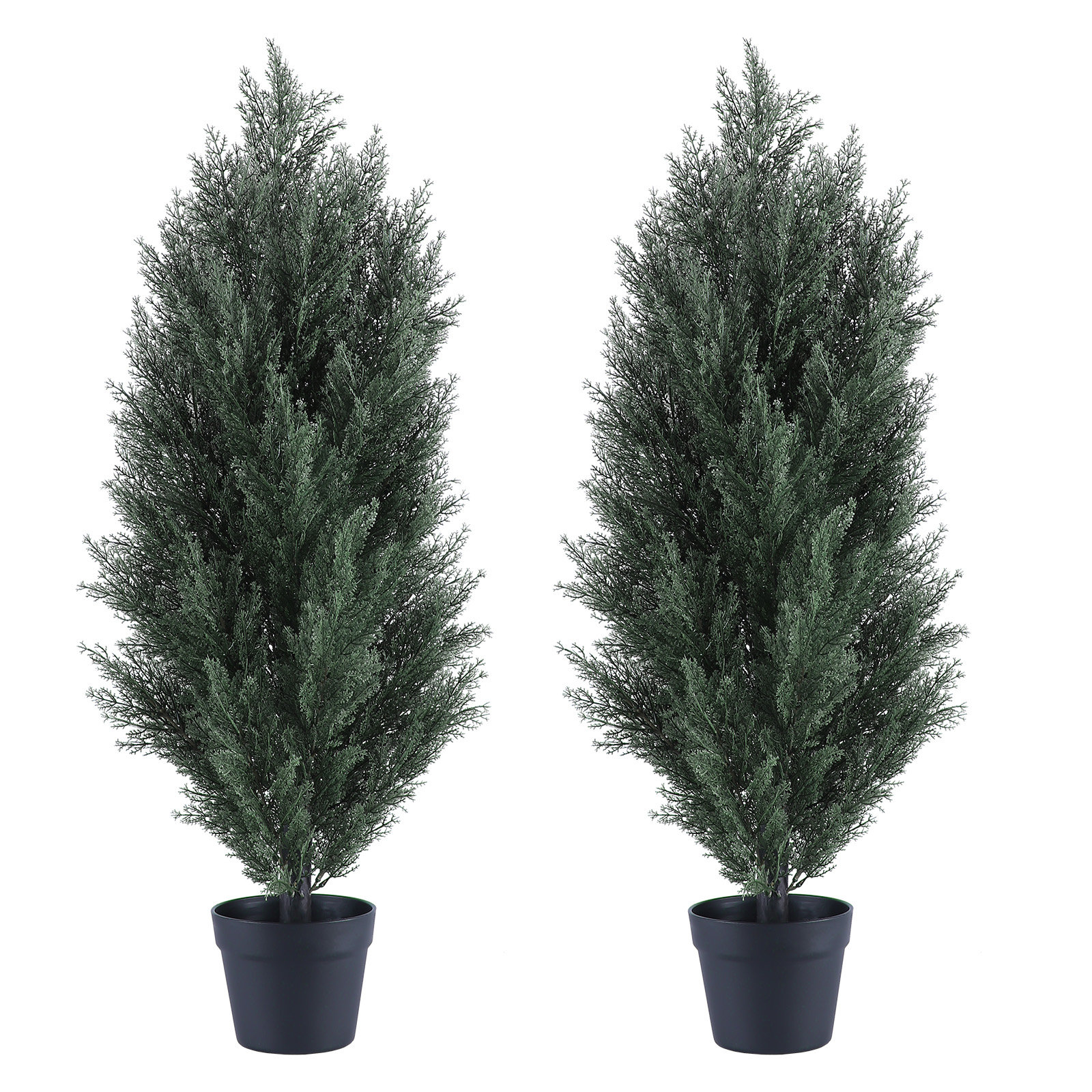 NFusion Verdance Faux Pine Tree for Indoor/Outdoor with UV Protection ...