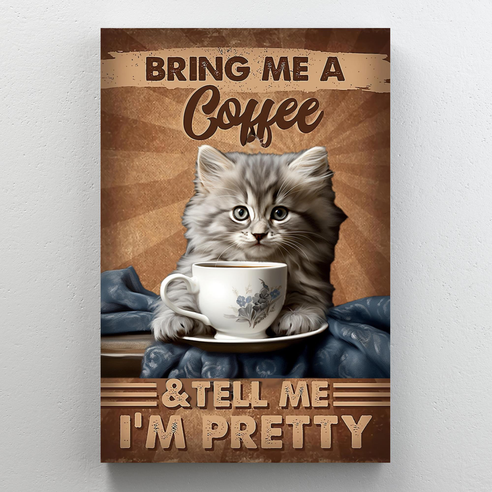 Trinx Marquitta Cat Bring Me A Coffee | Wayfair