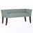 Latitude Run® Upholstered Bench with low-back and flared arms - Wayfair ...