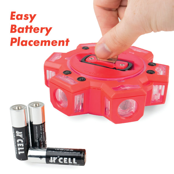 Wagan 4.8" Battery Powered Integrated LED Flashlight | Wayfair