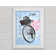 Highland Dunes Red Star Bike Framed Print | Wayfair.co.uk