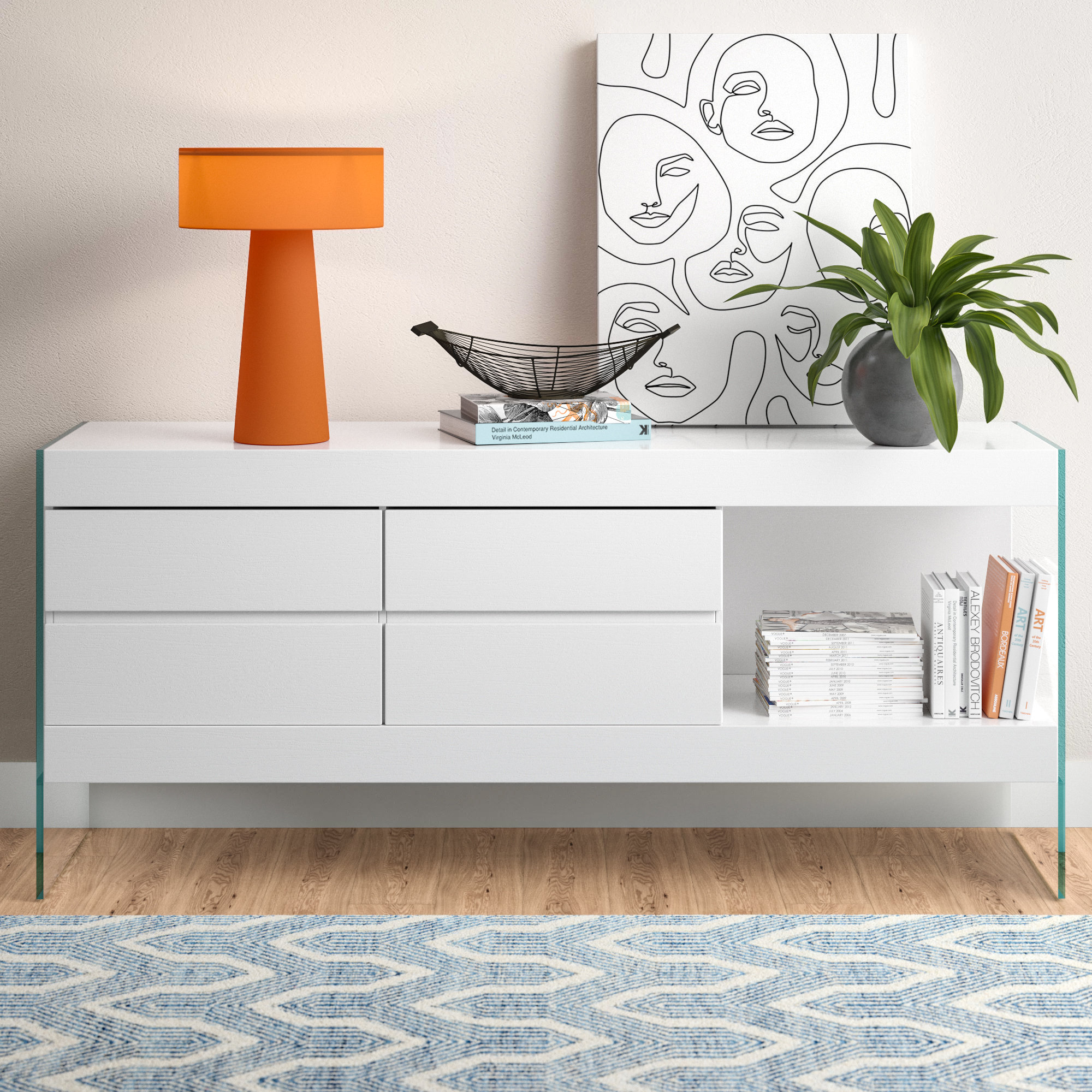 Wade Logan® Thane Buffet Table & Reviews | Wayfair