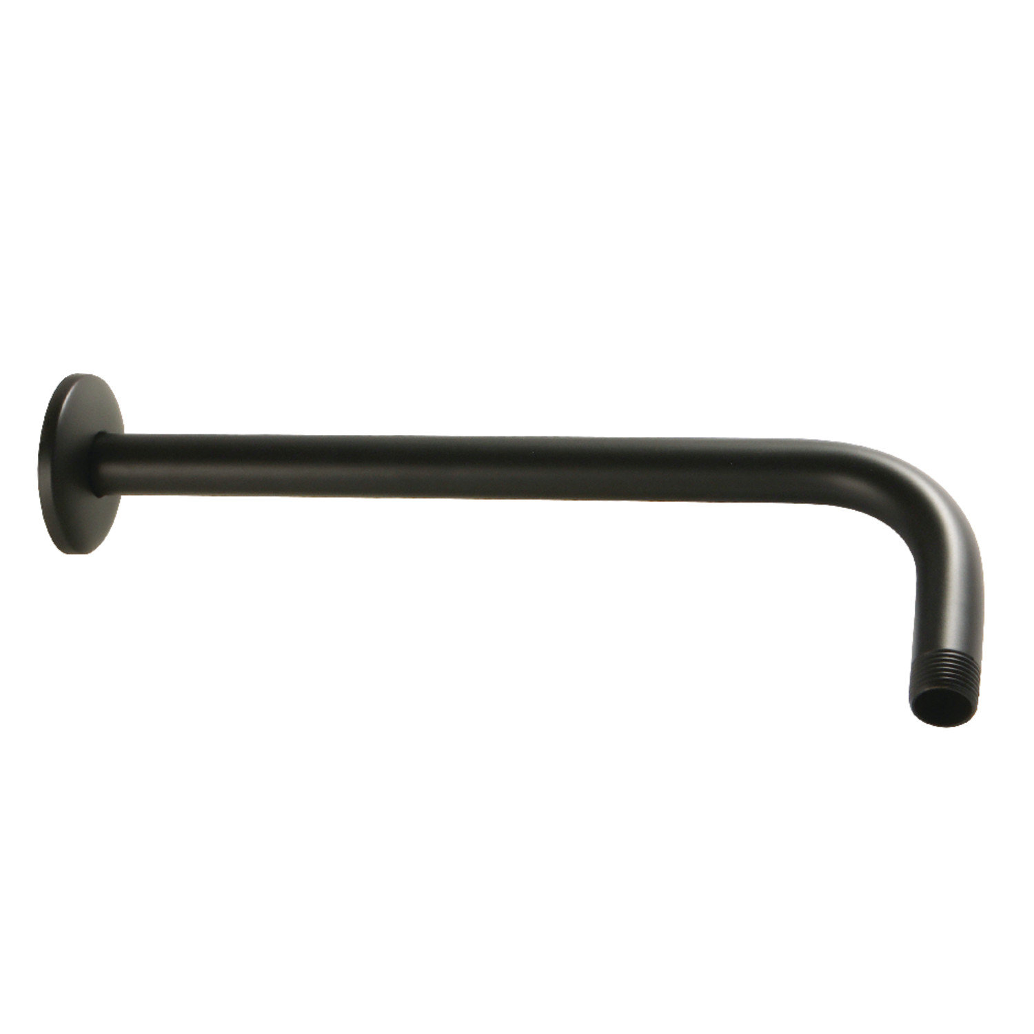 Kingston Brass Claremont 12-Inch J-Shaped Rain Drop Shower Arm with ...