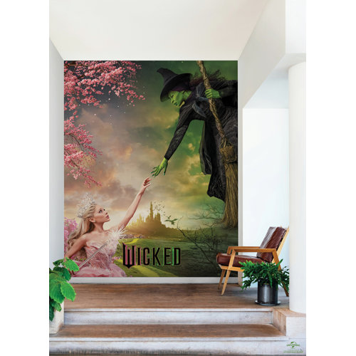 Room Mates Wicked Elphaba and Glinda Peel and Stick Wall Mural | Wayfair