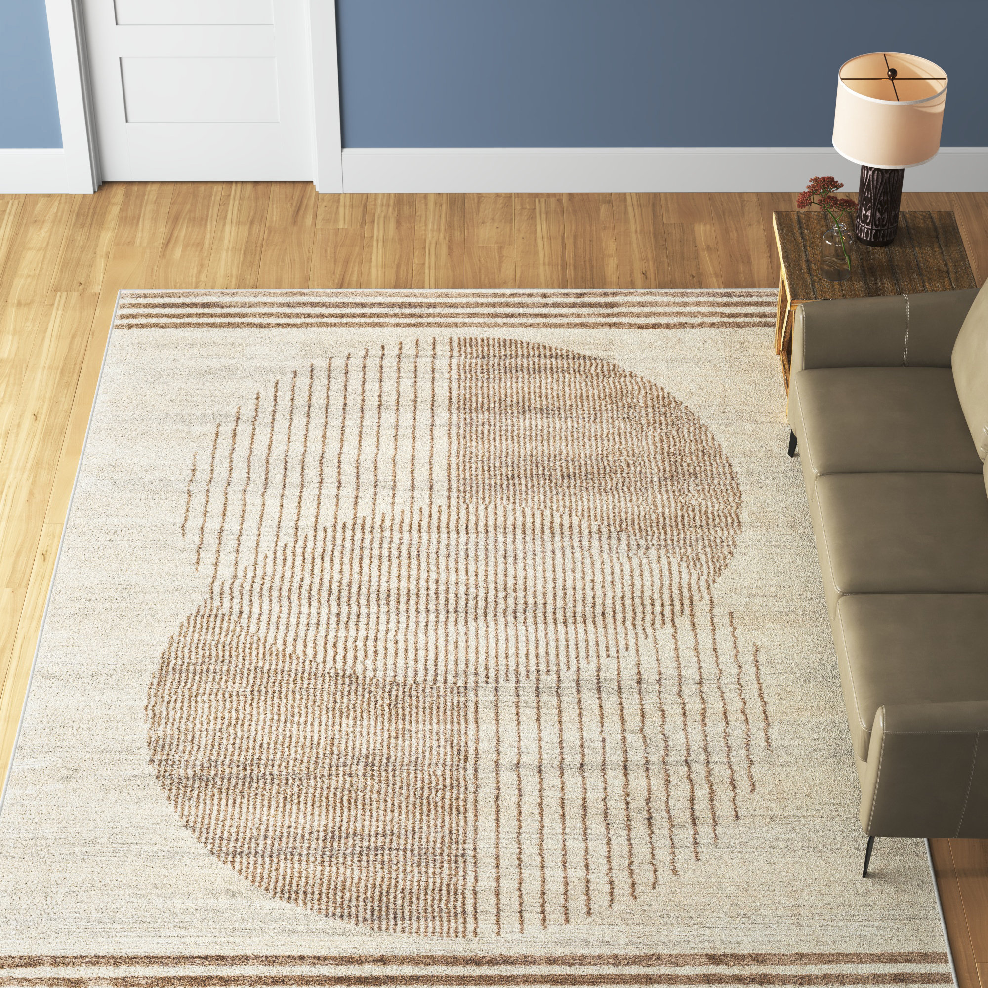 The Twillery Co.® Jalissa Geometric Area Rug in Beige/Brown/Grey ...