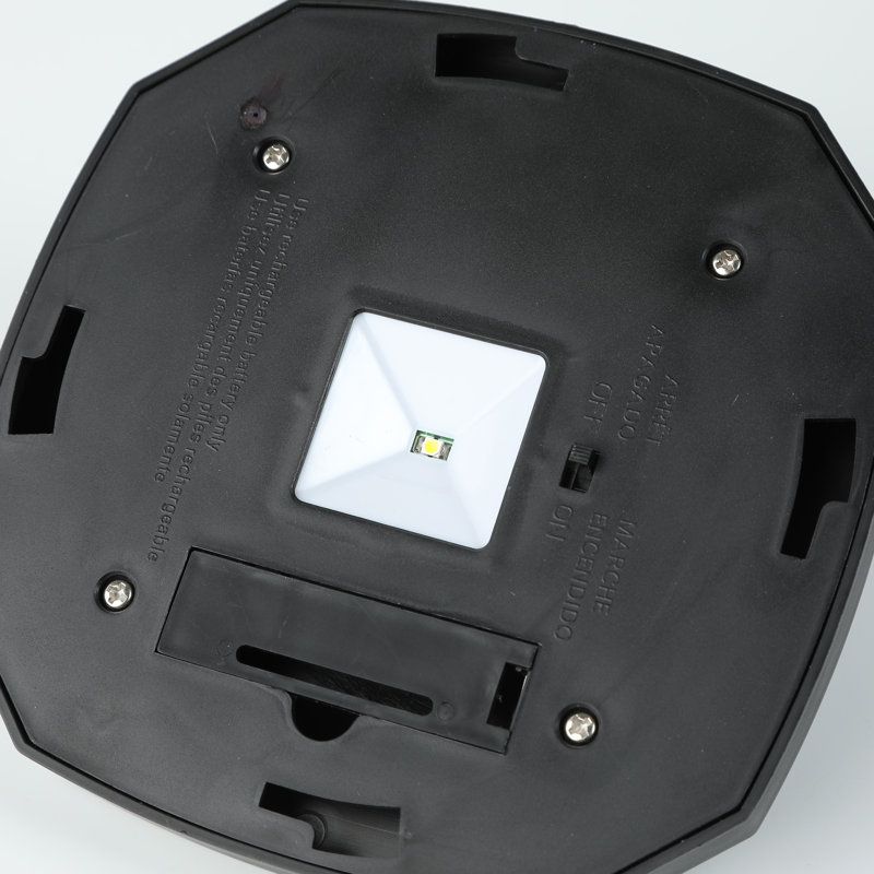 Luxen Home 4x4 Black Plastic Glass Lens Solar Post Cap Light & Reviews ...