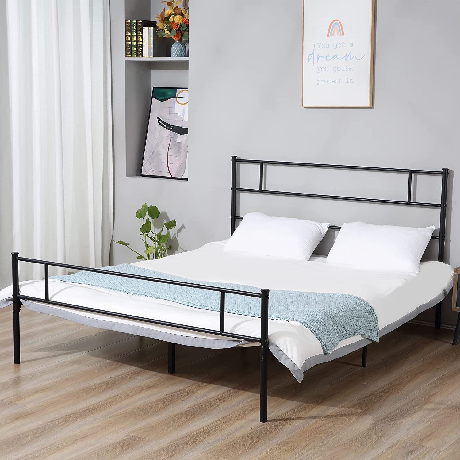 Ebern Designs Deeandre Double (4'6) Bed Frame & Reviews | Wayfair.co.uk