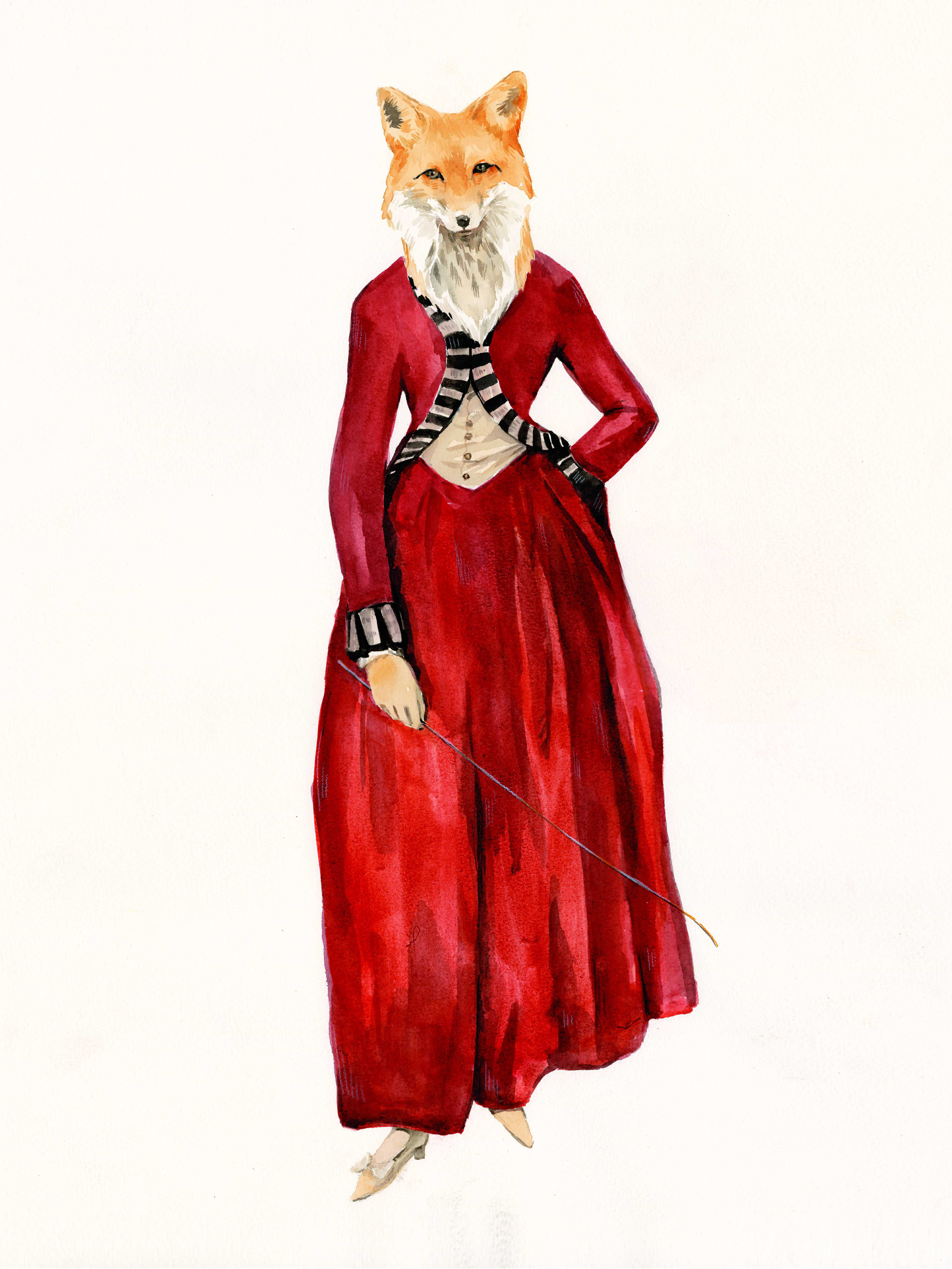 Trinx Looking Fancy Fox - Wayfair Canada