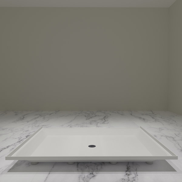 Bella CORE 48x60 - Center Drain - Single Threshold - Acrylic Shower ...