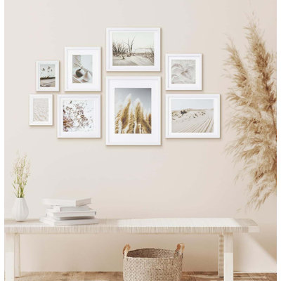 multiple picture frame white