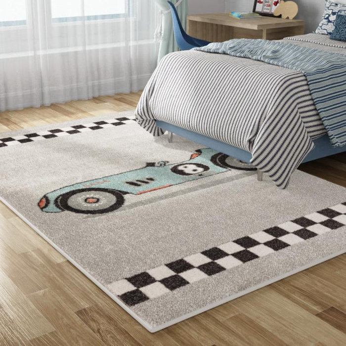 Unique Loom Whimsy Kids Power Loom Polypropylene Rug & Reviews | Wayfair