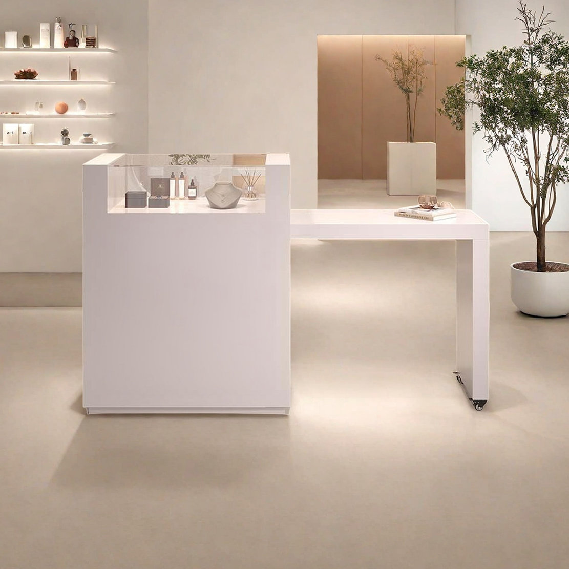 Beicang Home Multi-functional retractable display cabinet | Wayfair