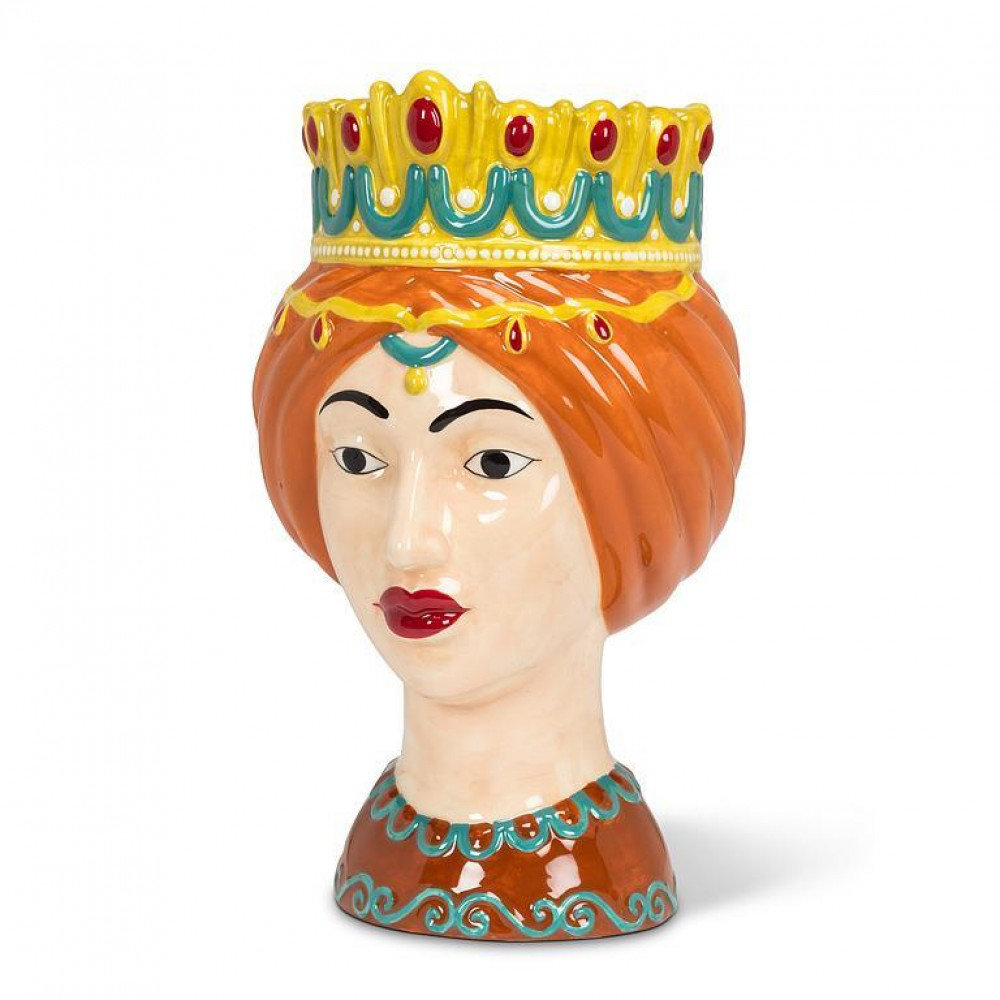 Bungalow Rose Crowned Woman Vase | Wayfair