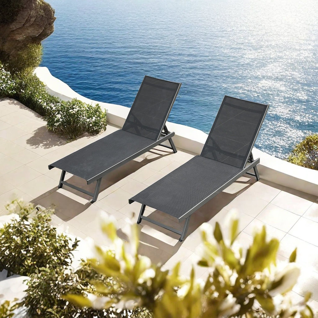 Orren Ellis Outdoor Plastic Beach Lounger - Wayfair Canada