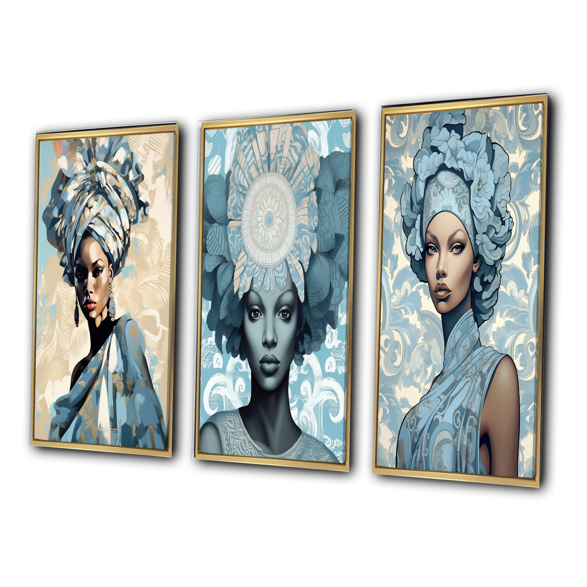 Red Barrel Studio® " Gorgeous African American Retro Glam Beauty I " 3 ...