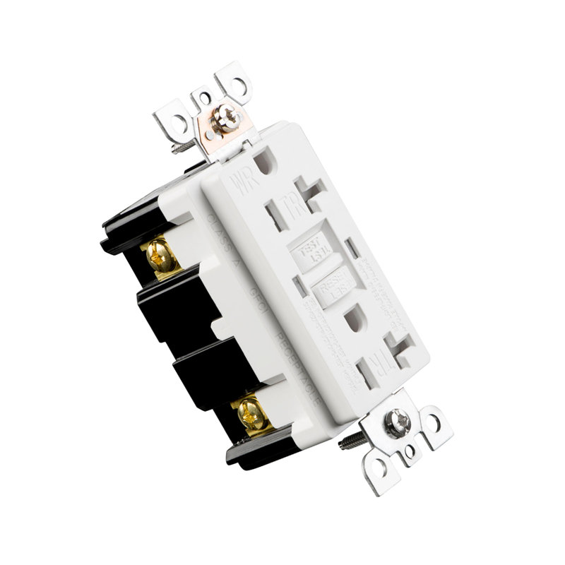 MW LIGHTING MG-MR 20A GFCI Outlets Non-Tamper-Resistant GFI Duplex ...