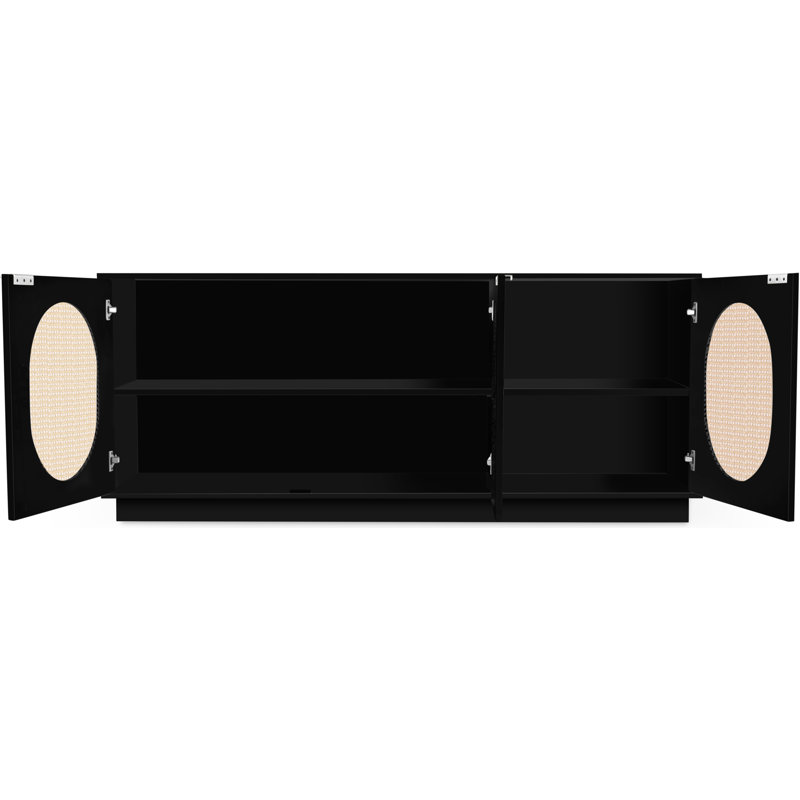 Bayou Breeze Wanetta Cane Sideboard/Buffet | Wayfair