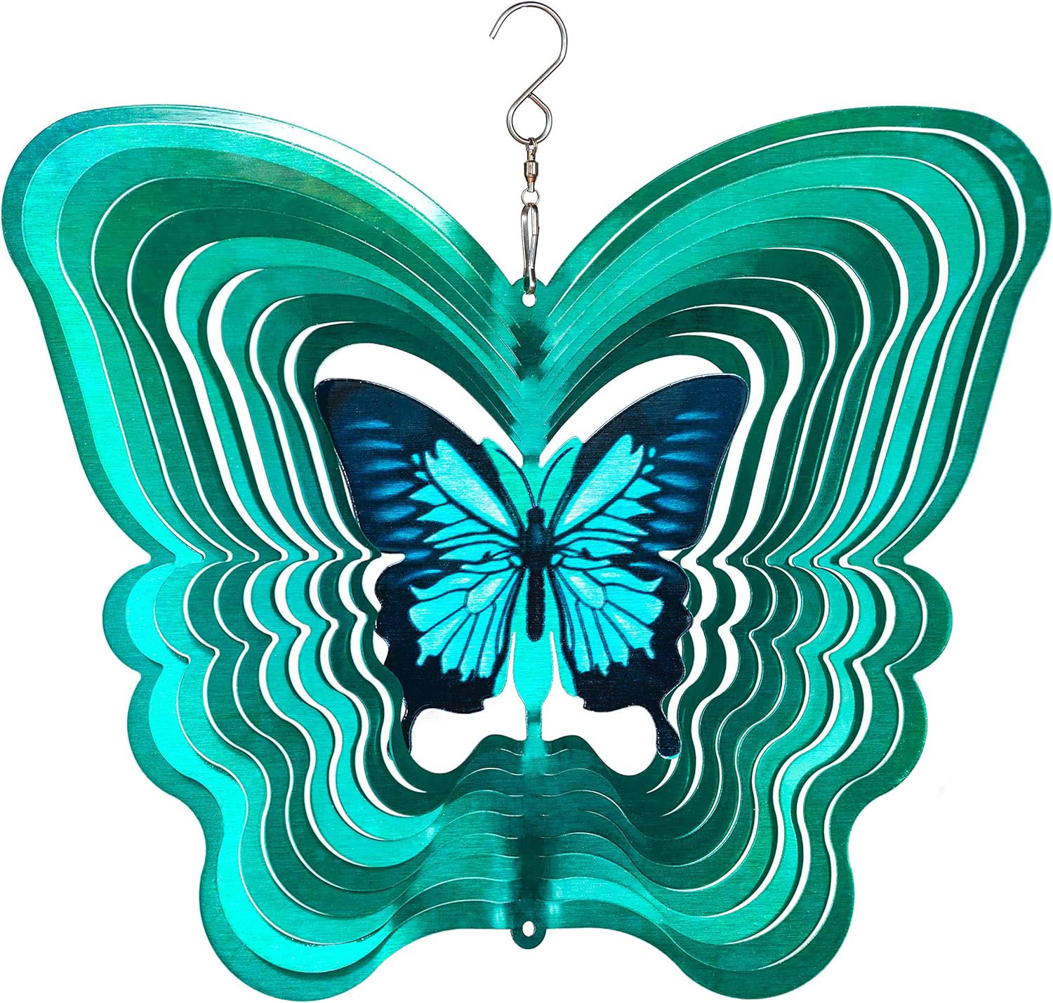 Gracie Oaks Butterfly Wind Spinners For Yard And Garden | Wayfair