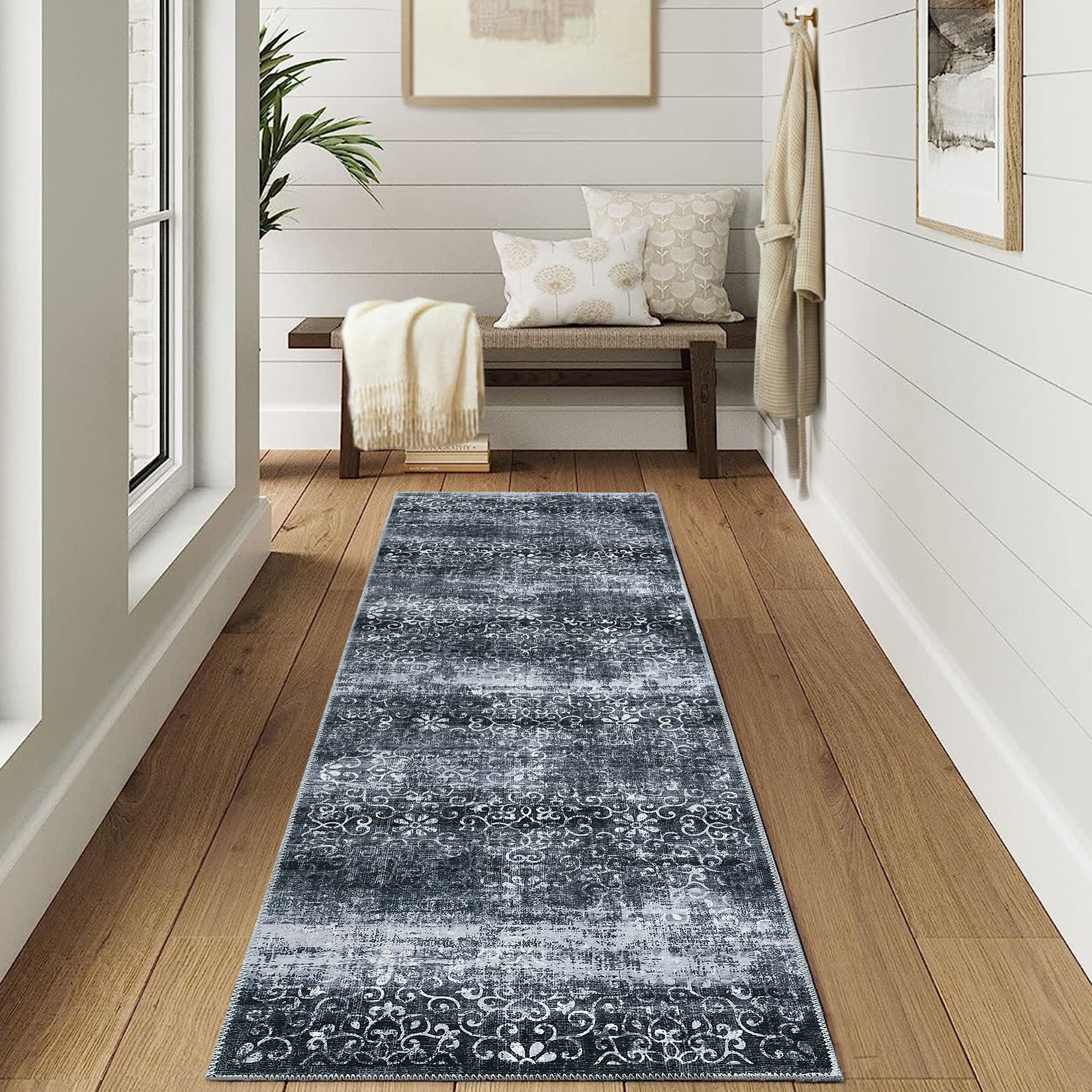 Williston Forge Kanthan Area Rug with Non-Slip Backing | Wayfair