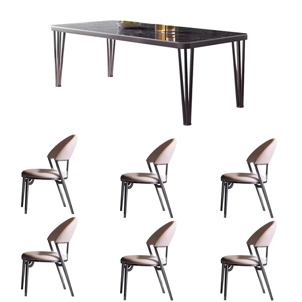 dinlin home High-end simple modern dining table and chairs | Wayfair