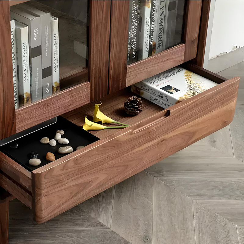 Parttlion Nordic style solid wood bookcase lockers | Wayfair