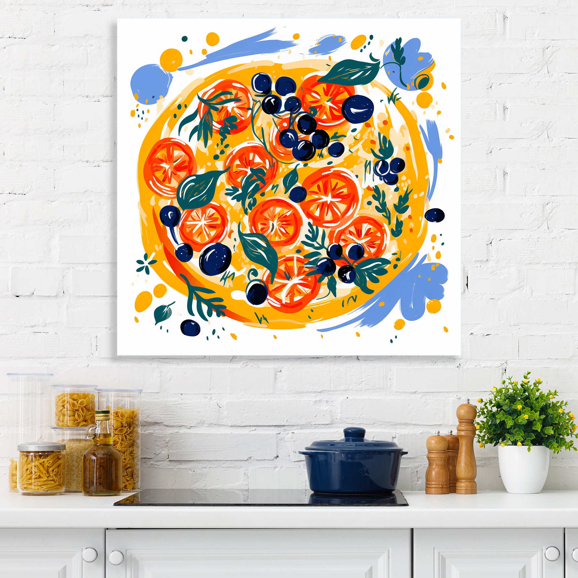 Winston Porter Henri Matisse Style Pizza Impressionistic IV - Pizza ...
