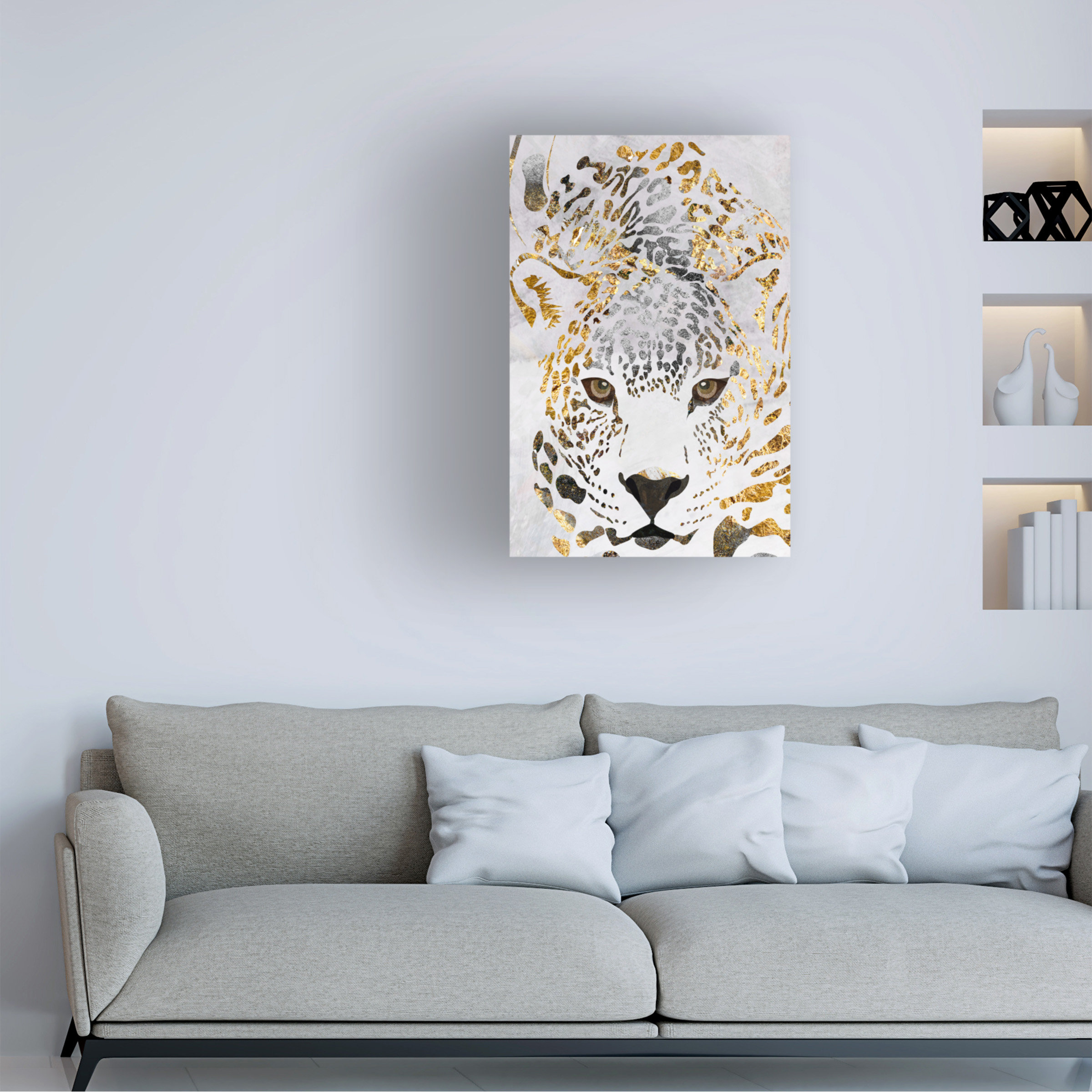 Mercer41 " Grunge Jaguar Gold " | Wayfair