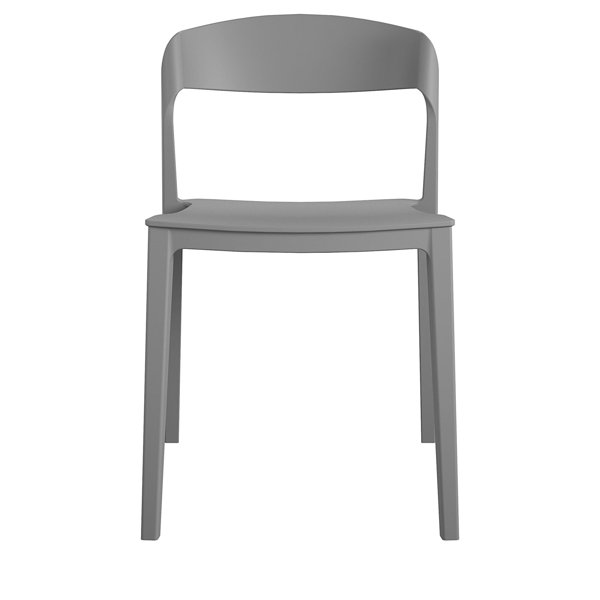 COSCO Outdoor/Indoor Stacking Resin Chair with Ribbon Back & Reviews ...