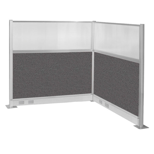 Versare Pre-Configured Hush Panel Electric Desk Partition | Wayfair