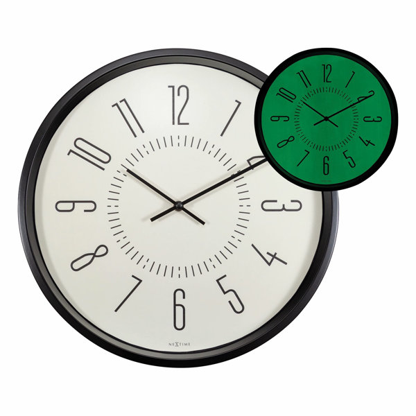 Nextime Metal Wall Clock | Wayfair