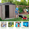 AECOJOY 7 Ft. W X 7 Ft. D Metal Storage Shed & Reviews | Wayfair