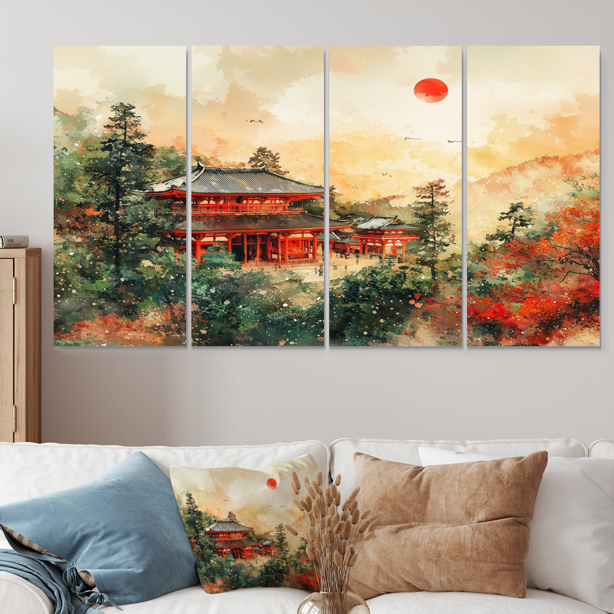 Red Barrel Studio® Japan Kyoto Temples of Samurai Serenity III - Japan ...