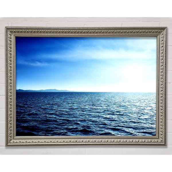 Bright Star Blue Sea - Single Picture Frame Print | Wayfair.co.uk