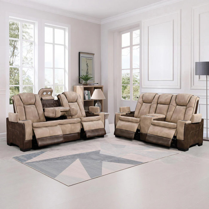81" Wide Power Recliner Sofa & LoveseatBrown | Birch Lane