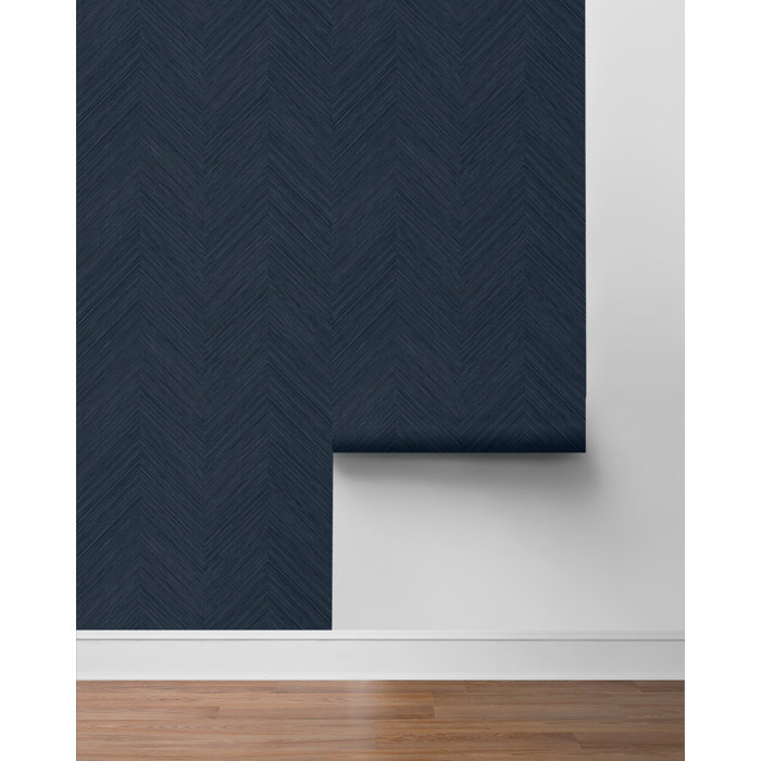 Wade Logan® Ayanni Peel & Stick Chevron Roll & Reviews | Wayfair