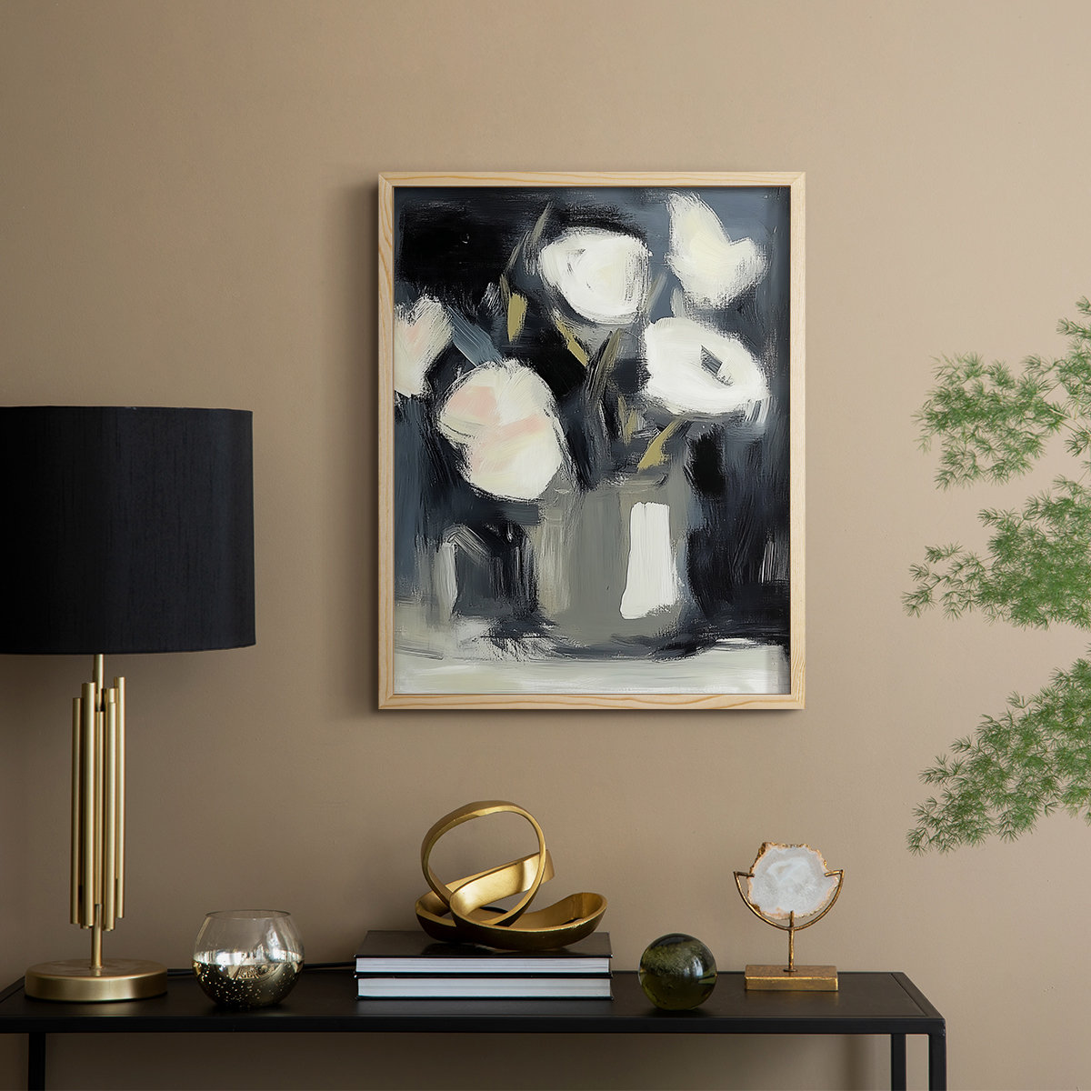 Lark Manor FLORAL Series DCC Framed Print - Solid Wood - Wayfair Canada