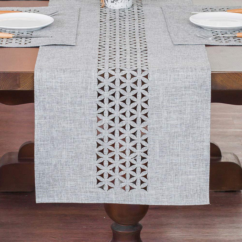 Red Barrel Studio® Rectangle Table Runner Farmhouse Fabric Home Gary ...