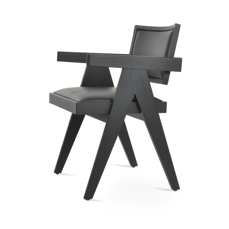 sohoConcept Pierre J. Upholstered Back Arm Chair Dining Chair | Wayfair