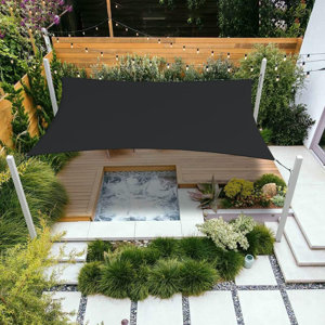 Covers & All Rectangle Outdoor Sun Shade Sail Canopy, Residential ...
