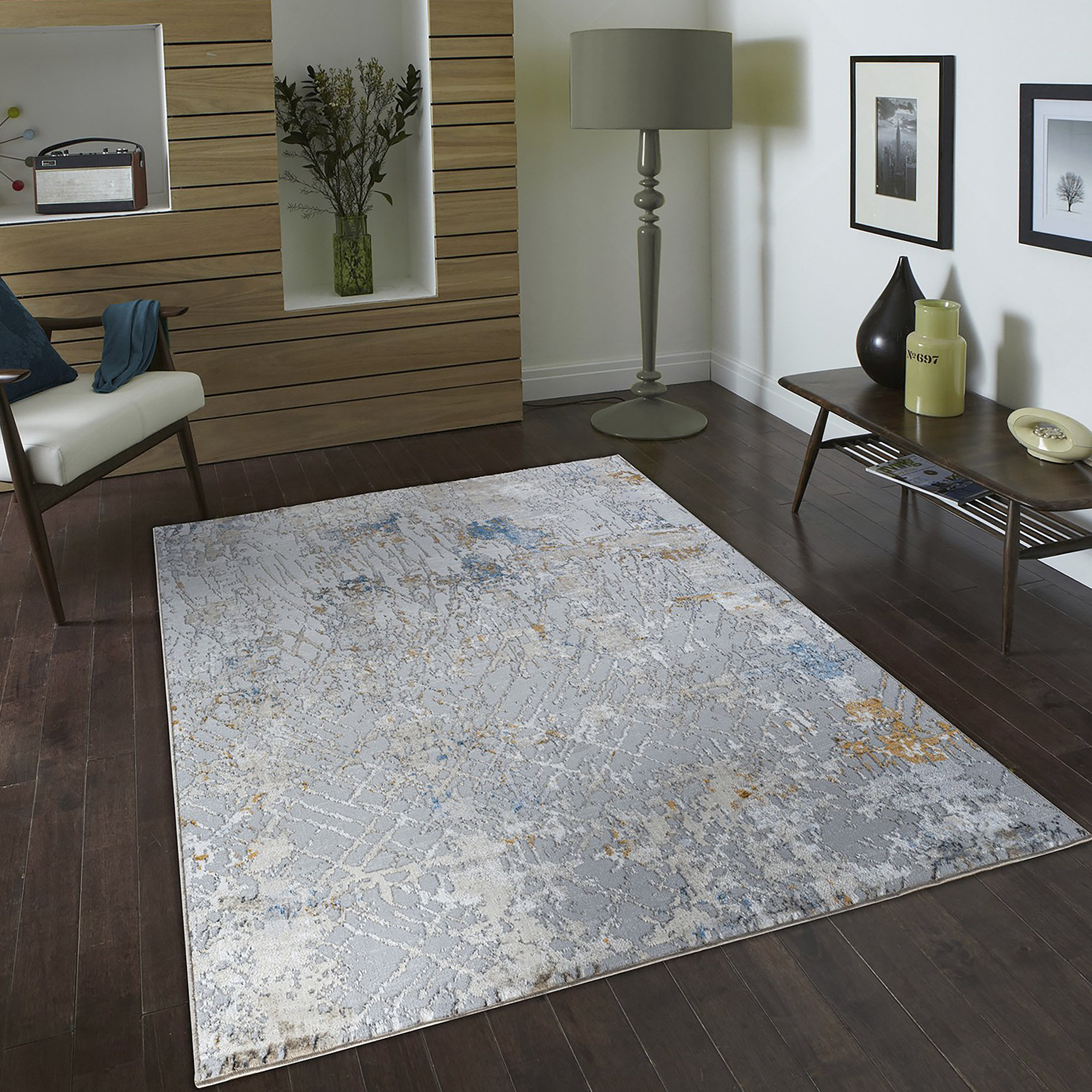 Wrought Studio™ Textures Multi Area Rug | Wayfair