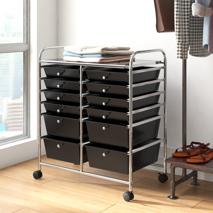 The Twillery Co.® Perao 12 Drawer Rolling Storage Chest & Reviews | Wayfair